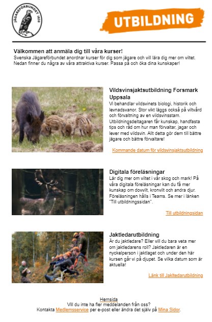Utbildningar 2022 - Jägareförbundet Uppsala län