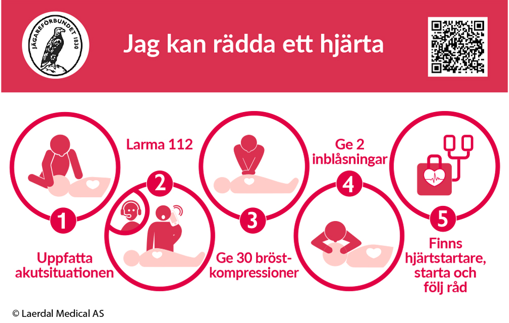 Första hjälpen och HLR - Svenska Jägareförbundet