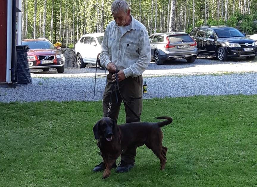 Bula besökte eftersöksjägarna i Smedjebacken - Jägareförbundet Dalarna